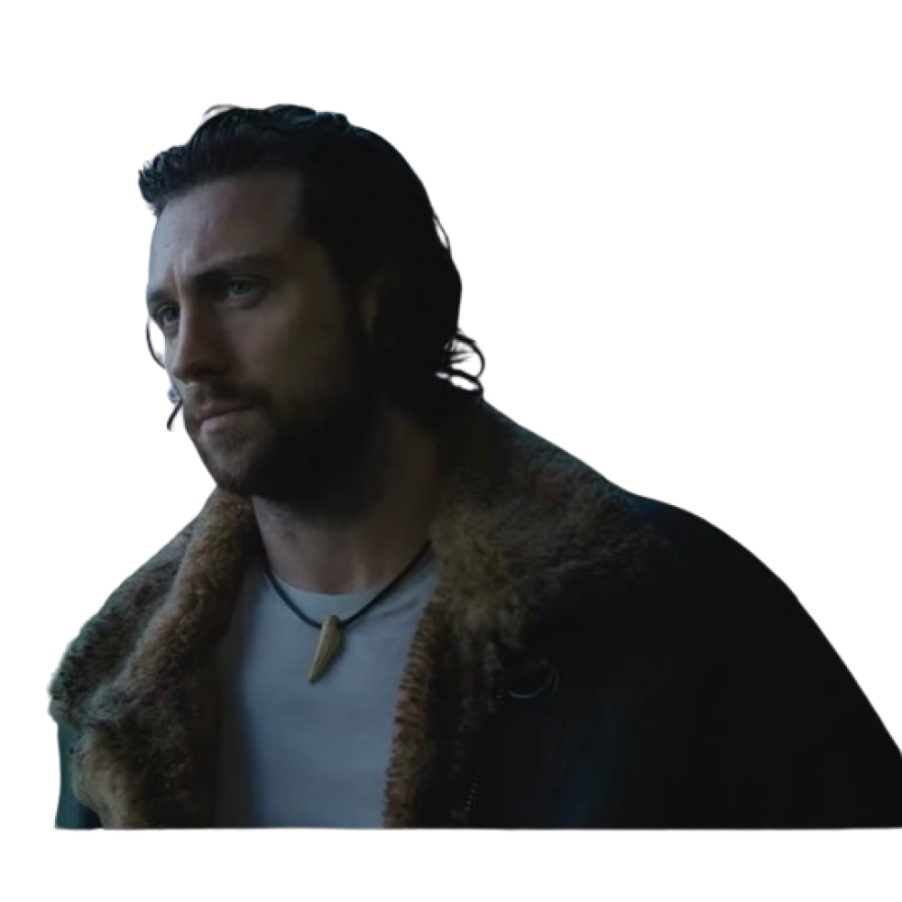 Kraven the Hunter Aaron Taylor Johnson Shearling Jacket Kraven the Hunter Aaron Taylor Johnson Shearling Jacket